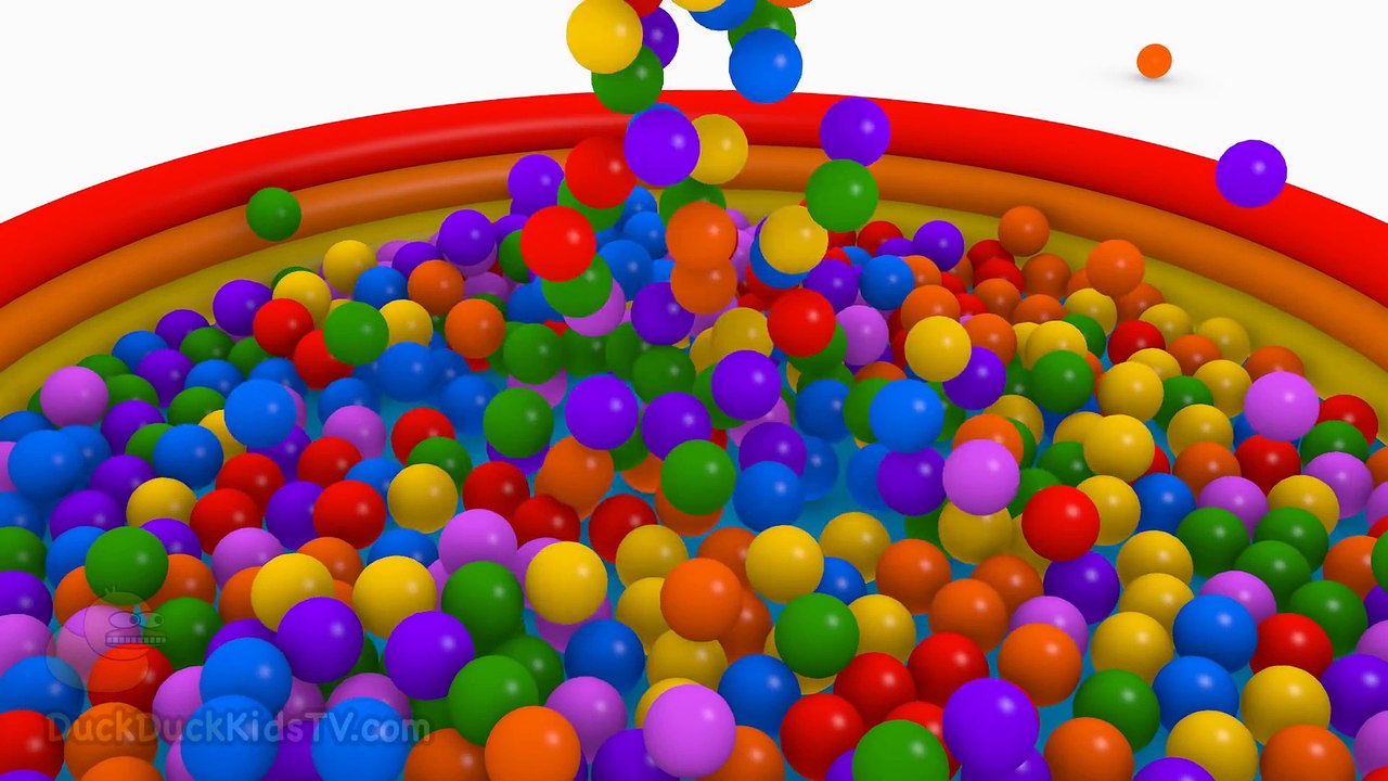 3D Color Ball Show for Kids Learn to Count Numbers 1 to 10 with Eggs ...