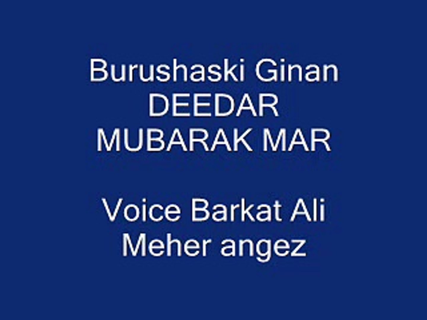 Ginan Quotes Burushaski Ginan YouTube