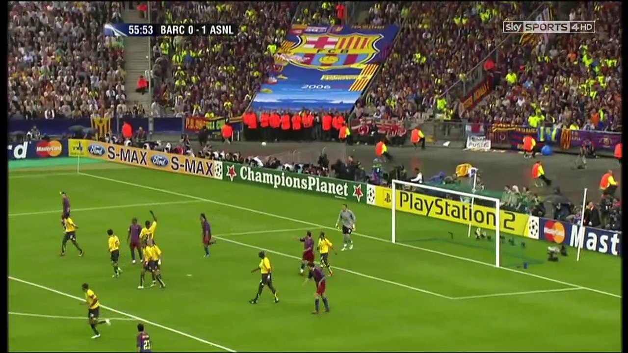 [0506 UCL Final] FC Barcelona - Arsenal 2006-05-17 - 2 - 동영상 Dailymotion