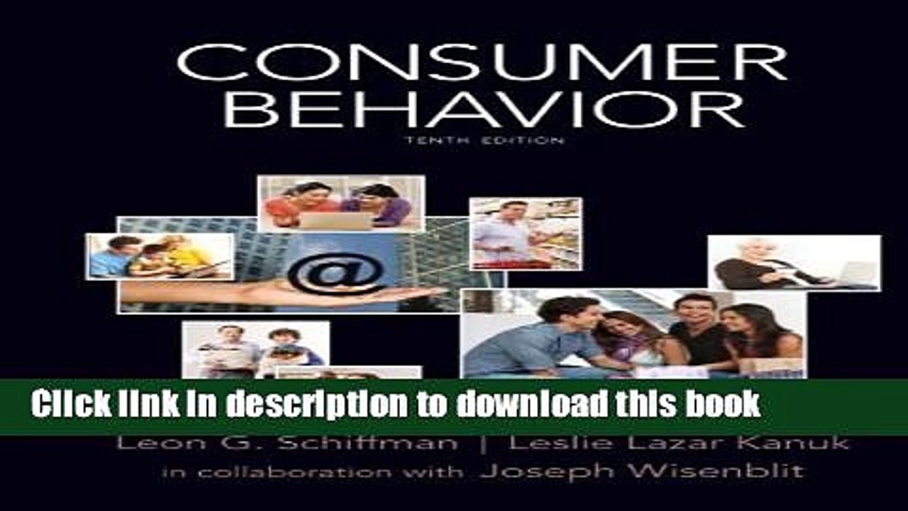 [Read PDF] Consumer Behavior (10th Edition) by Schiffman, Leon, Kanuk, Leslie 10th (tenth ...