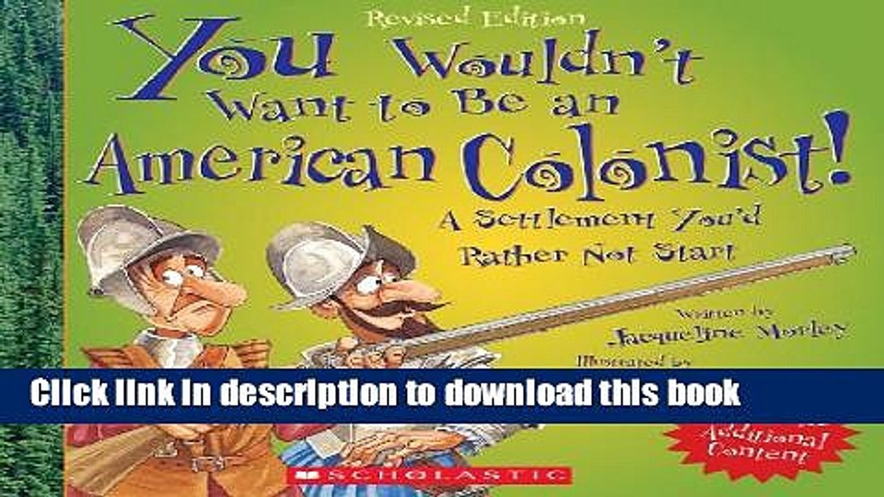 [Popular] Books You Wouldn t Want to Be an American Colonist! Full ...