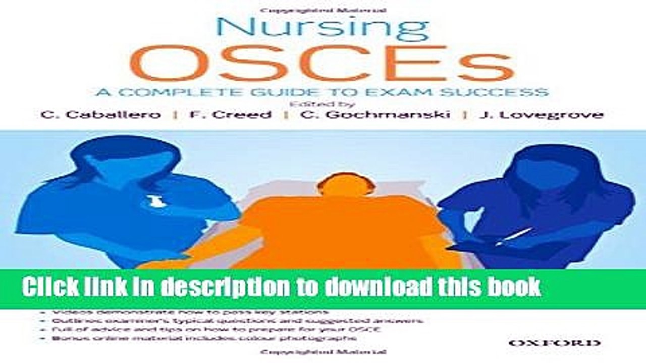 [Download] Nursing OSCEs: A Complete Guide to Exam Success Hardcover ...