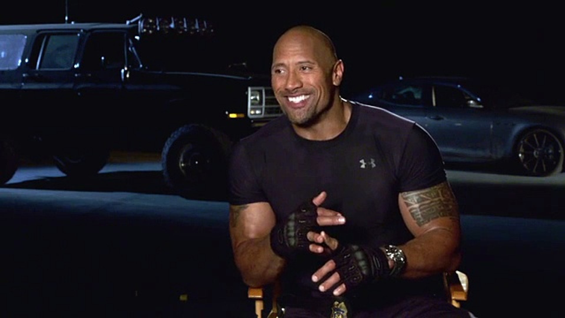 Dwayne Johnson In Fast And Furious 7