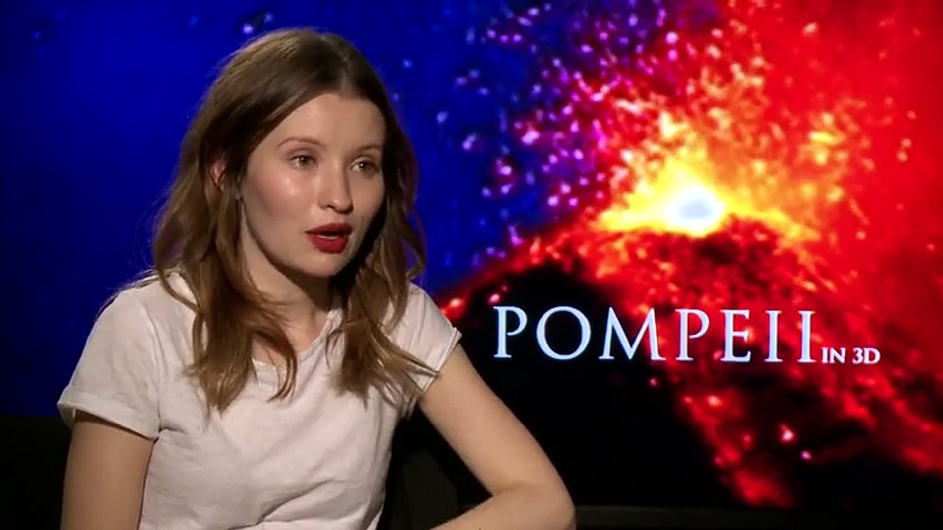 Emily Browning Pompeii Premiere
