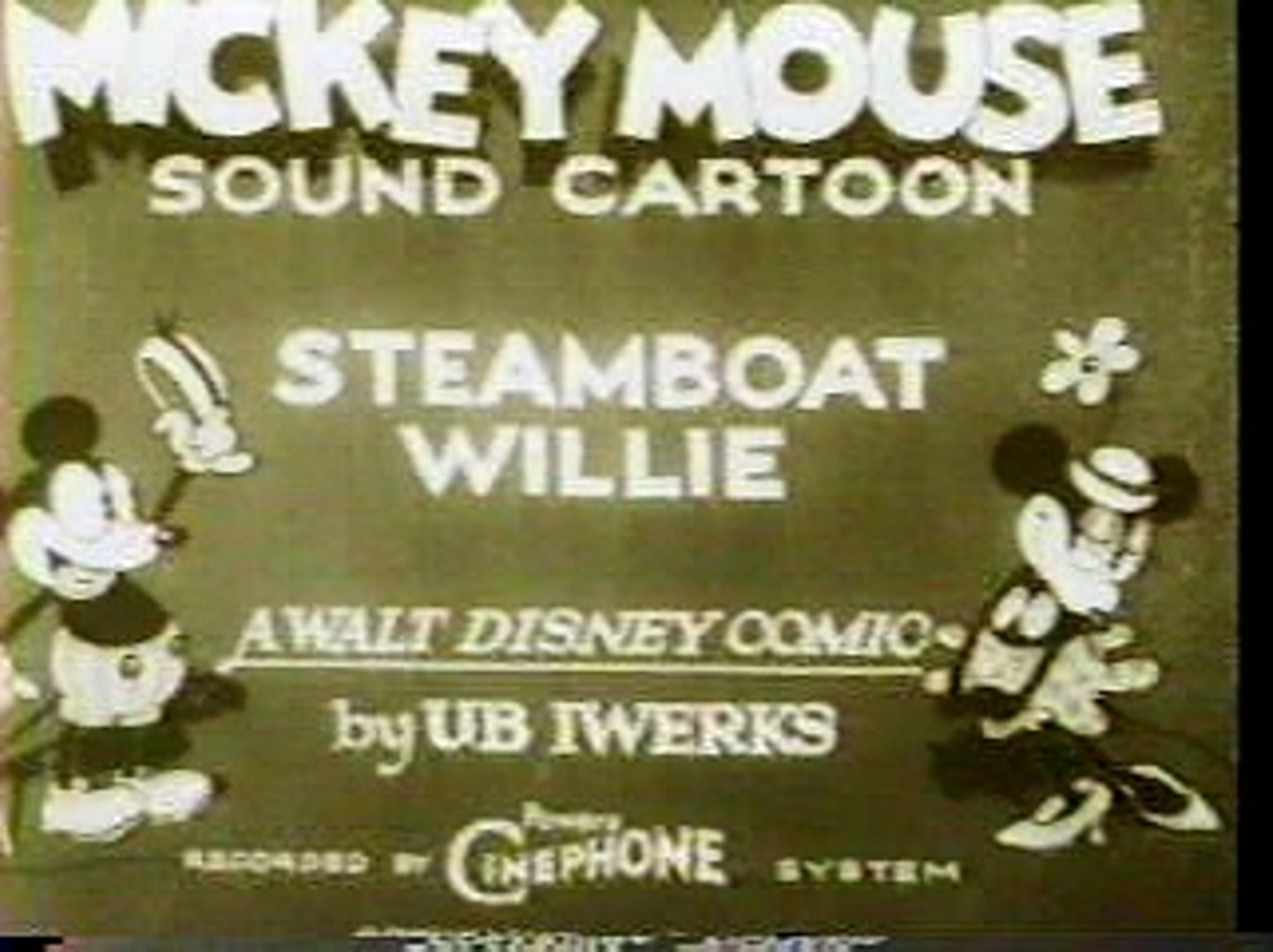 Steamboat Willie 1928