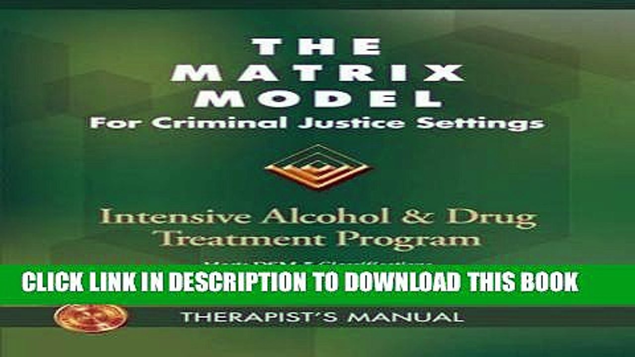 [PDF] The Matrix Model for Criminal Justice Settings: Intensive Alcohol ...