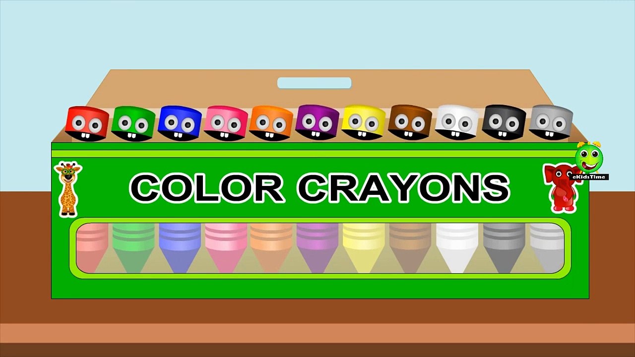 Learn Colors with Pencil | Color Crew Crayons | Learning Colors for ...