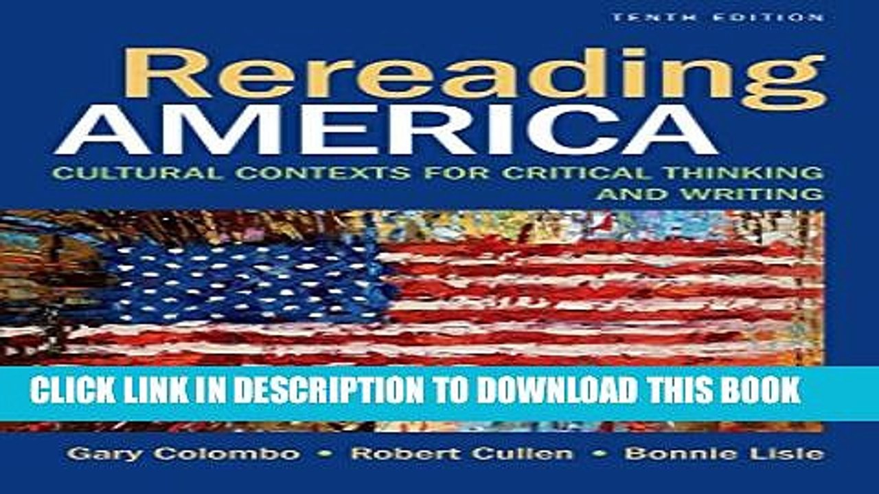 [PDF] Rereading America: Cultural Contexts for Critical Thinking and ...