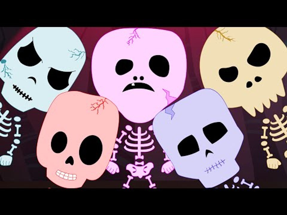 Five Little Skeletons | Halloween Song | Nursery Rhyme - video Dailymotion