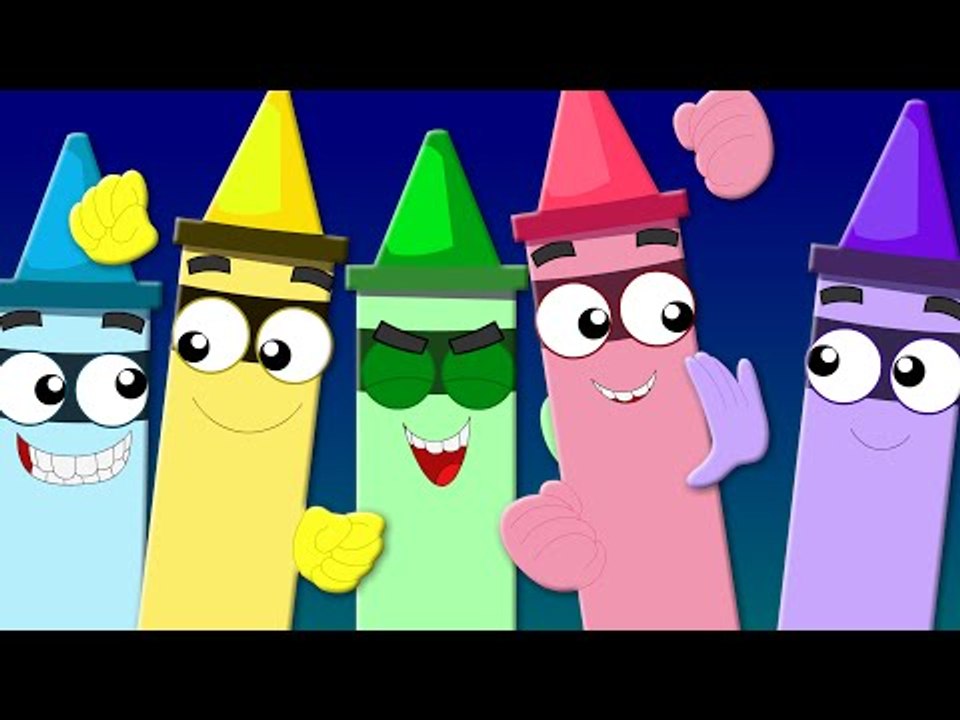 Crayons Colors Song | Learn Colors | Nursery Rhymes | Kids Songs | Baby ...