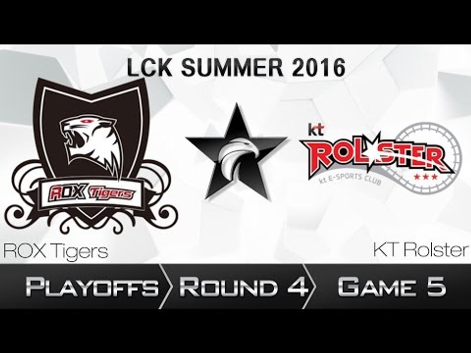 《LOL》 2016 LCK 夏季季後賽 國語 Round 4 ROX Tiger vs KT Game 5─影片 Dailymotion