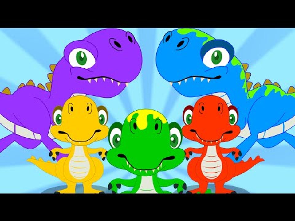 Five Little Dinosaurs | Nursery Rhyme | Dinosaur Song - video Dailymotion