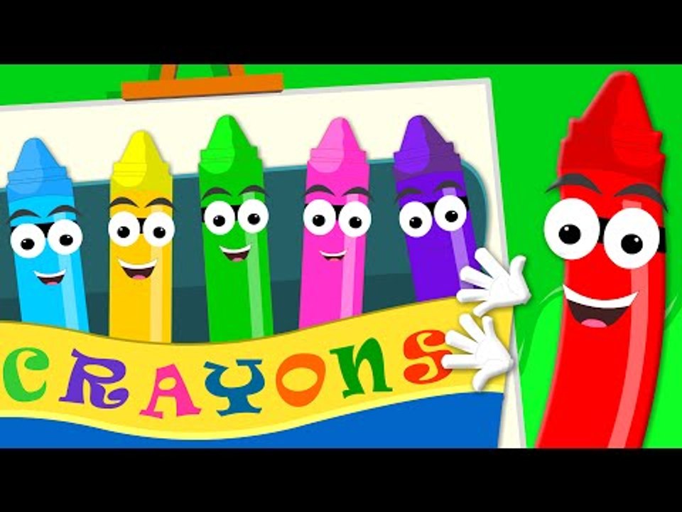 Crayons Nursery Rhymes - Crayons song | Color Song | Baby Videos ...