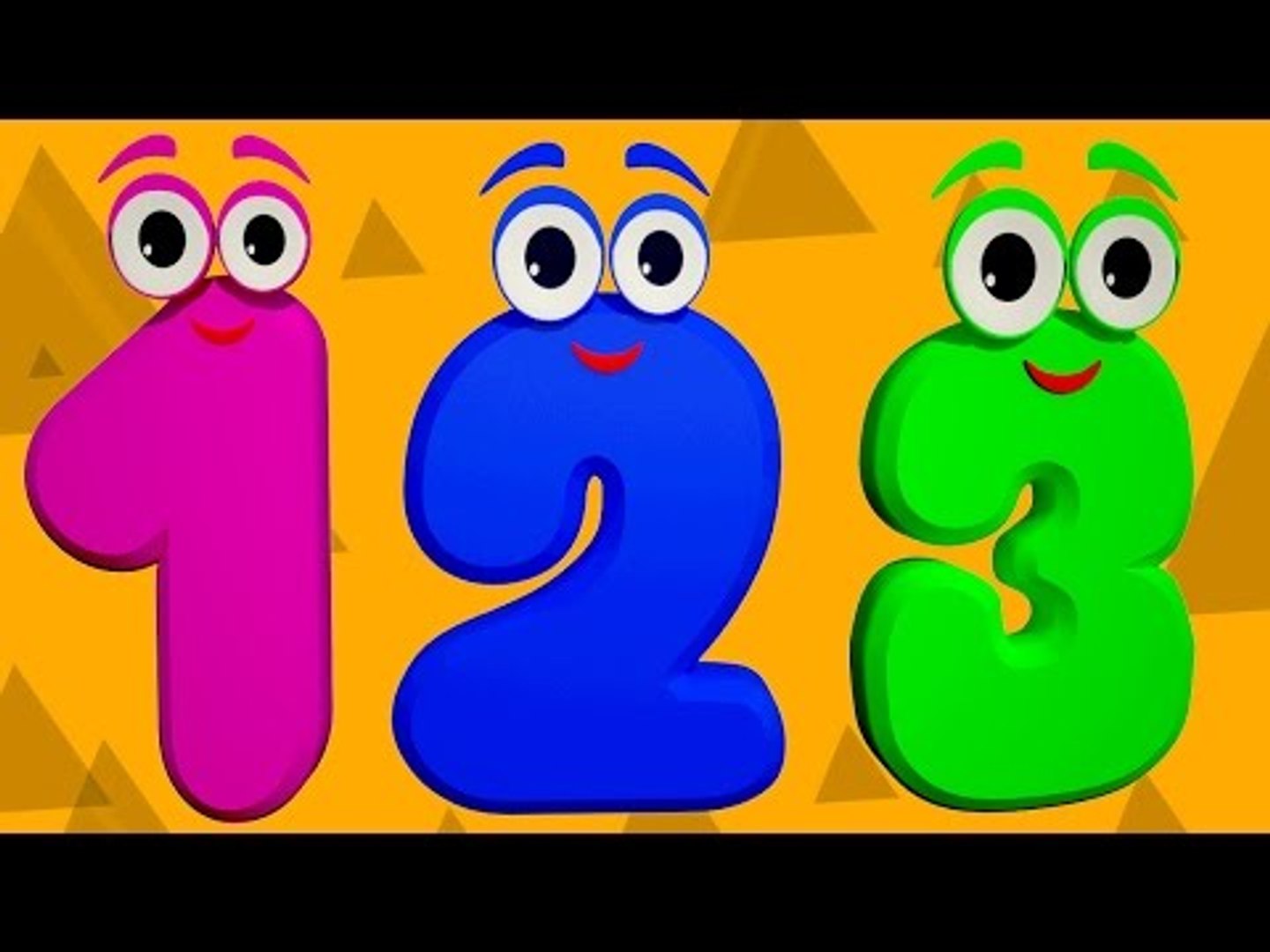 Cartoon Numbers 123