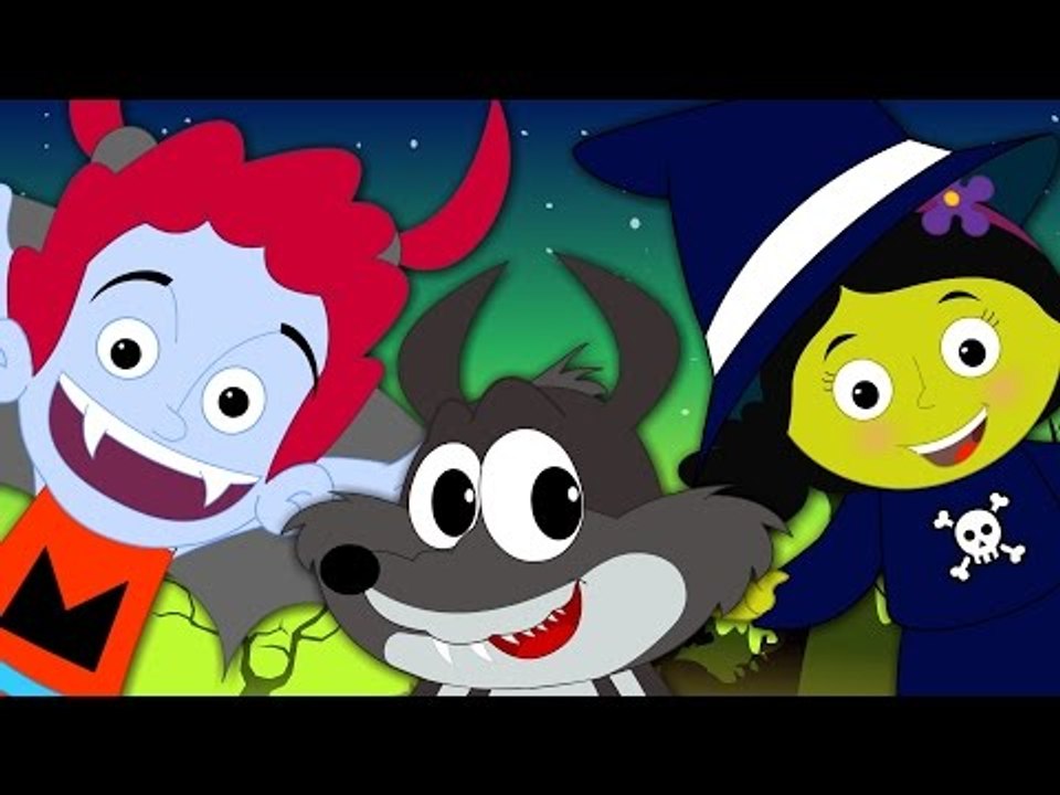 Five Little Monsters | Scary Nursery Rhymes And Kids Songs - video ...