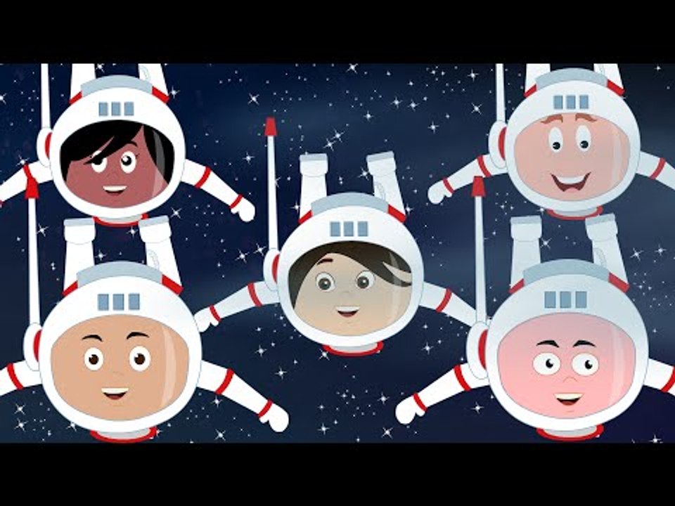 Five Little Astronauts | Rhyme For Children | Original rhymes - video ...