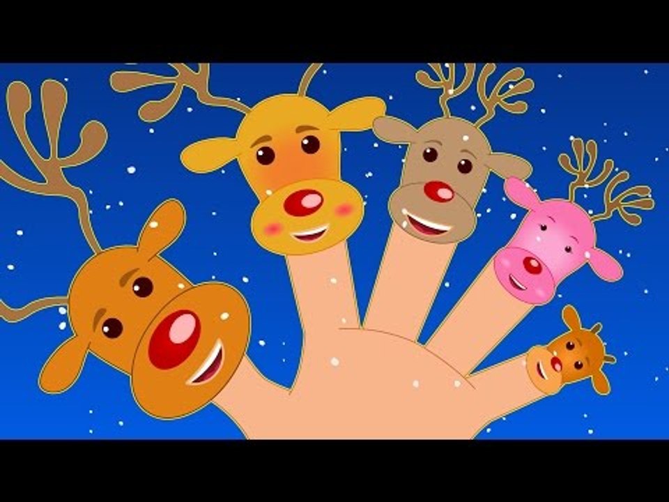 Reindeer Finger Family | Christmas Rhyme - video Dailymotion