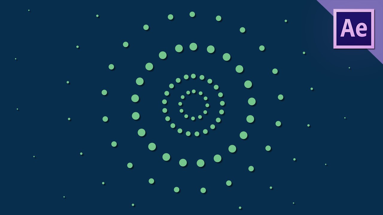 Quick & simple After Effects dotted circle burst (with elipse and dash ...