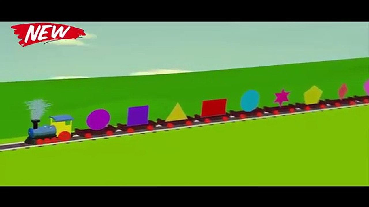 10 Colorful Shapes Train #Learning shapes for children - video Dailymotion