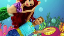Ariel Saves Mermaid Elsa and Mermaid Anna in Real Life. DisneyToysFan ...