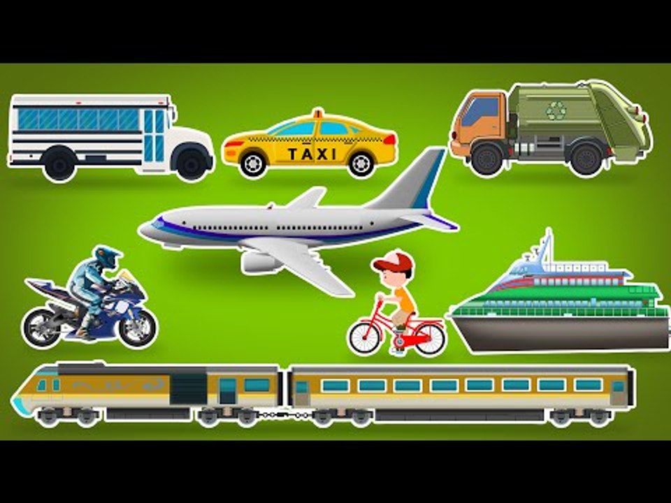 Daily Vehicles | Vehicles Names, Sounds And Uses For Kids | Street ...