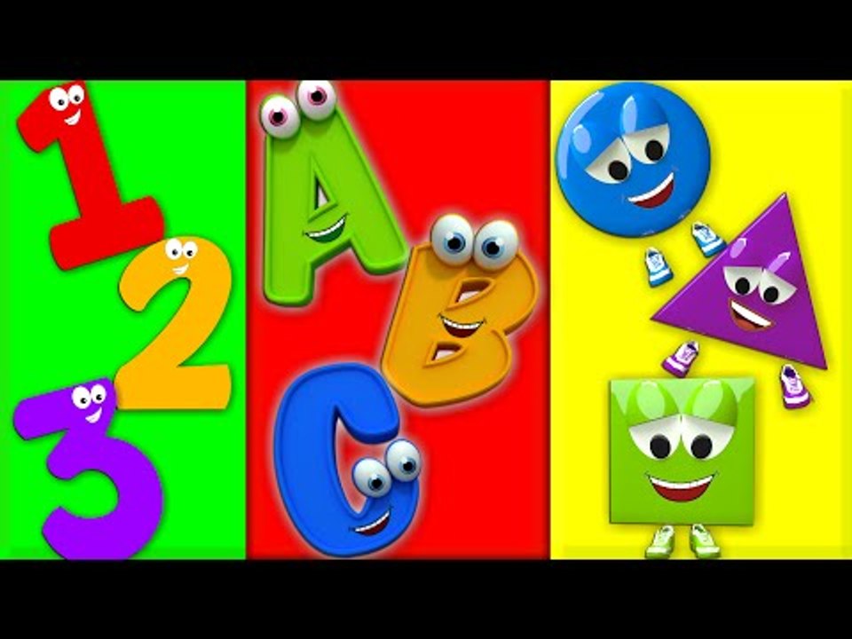 ABC Song for Kids | English Songs Video For Kids | ABCD Shapes Song ...