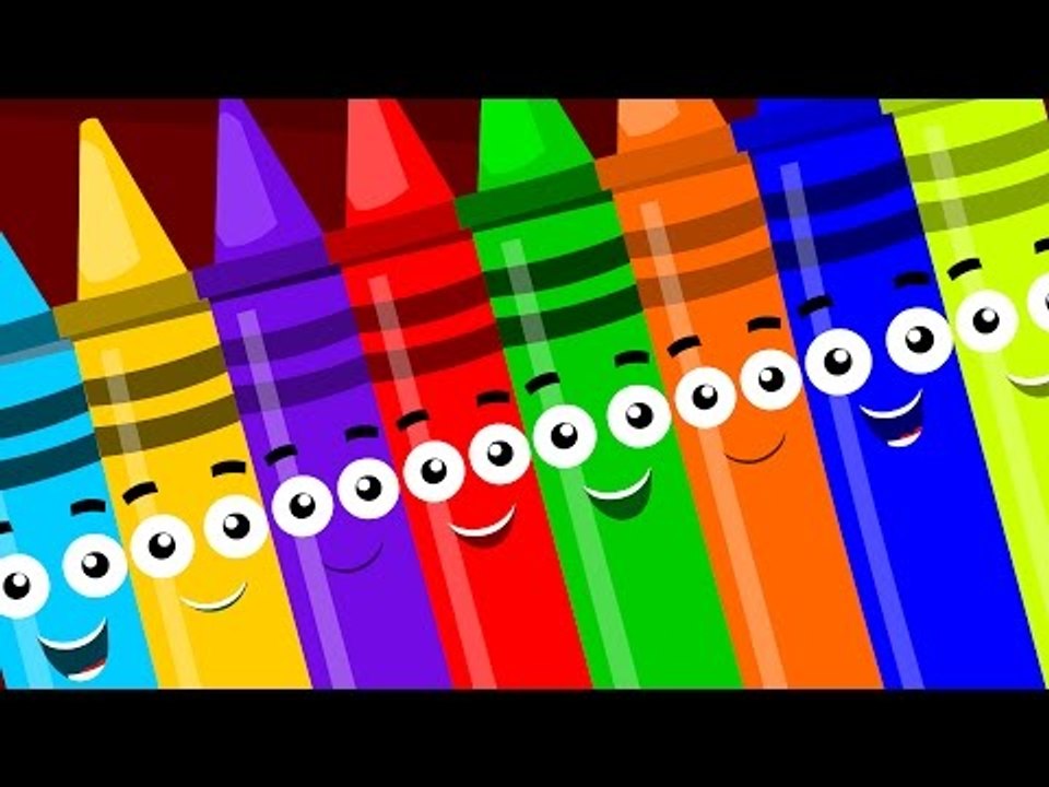 ten in the bed | crayons color song | learn colors | nursery rhyme ...