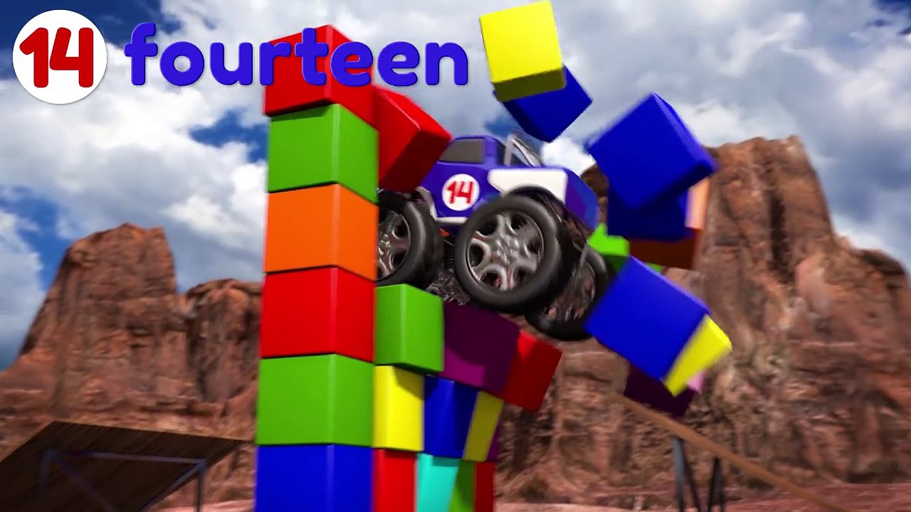 Counting Monster Trucks 2 | Learn to count from to 1 to 20 for Kids ...