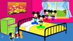Five Little Mickeys Jumping On The Bed Nursery Rhyme - Dailymotion Video