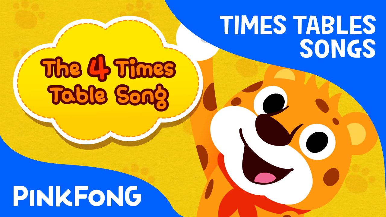The 4 Times Table Song | Count by 4s | Times Tables Songs | PINKFONG ...