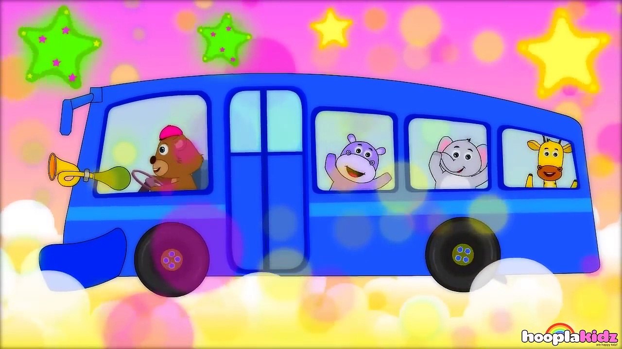 Wheels on the Bus Go Round and Round | Popular Nursery Rhymes ...
