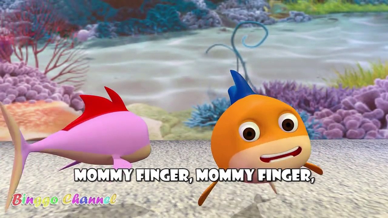 Pi The Reef 2 Finger Family | Nursery Rhymes | 3D Animation In HD From ...