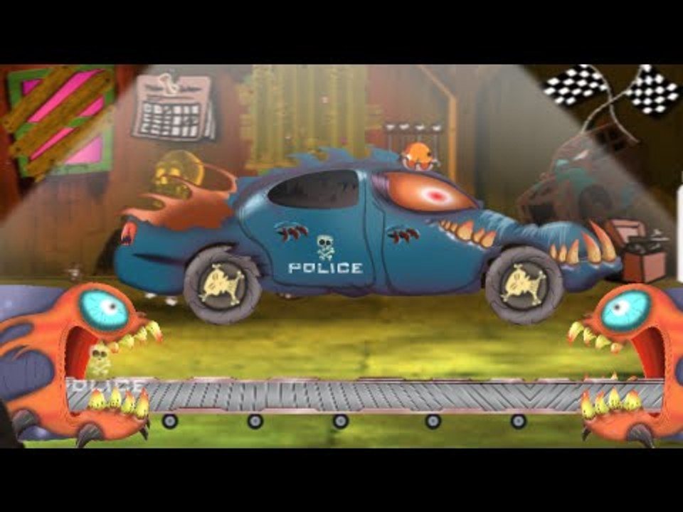 Scary Car Garage | Police Car | Halloween Video - video Dailymotion