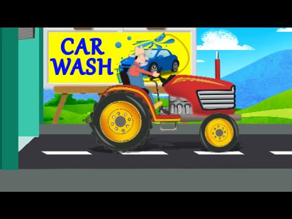 Tractor| Car Wash For Kids - video Dailymotion