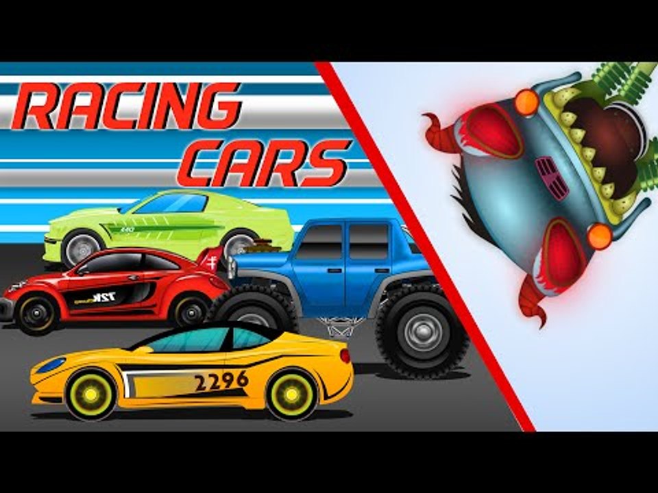 Haunted House Monster Truck - Scary Car Race | Haunted House Monster ...