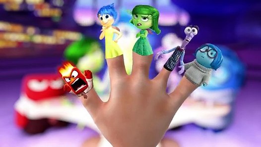 Inside Out Finger Family Songs Daddy Finger Nursery Rhymes Disney Pixar ...