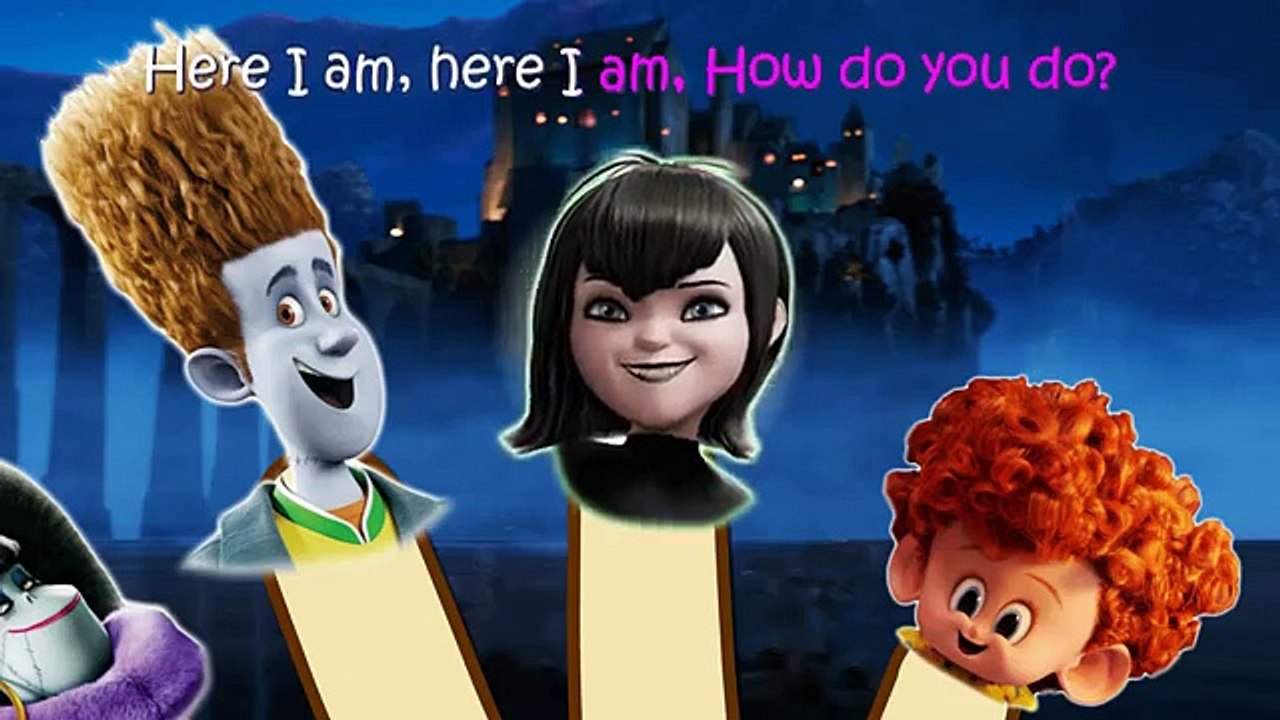 Hotel Transylvania Finger Family Nursery Rhymes Lyrics Video Dailymotion
