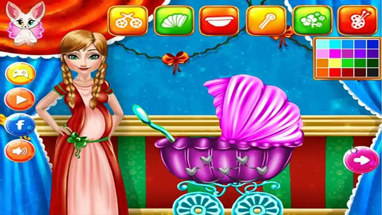 Frozen Anna Gives Birth | Pregnant Anna Give Birth | Princess Baby Girl ...