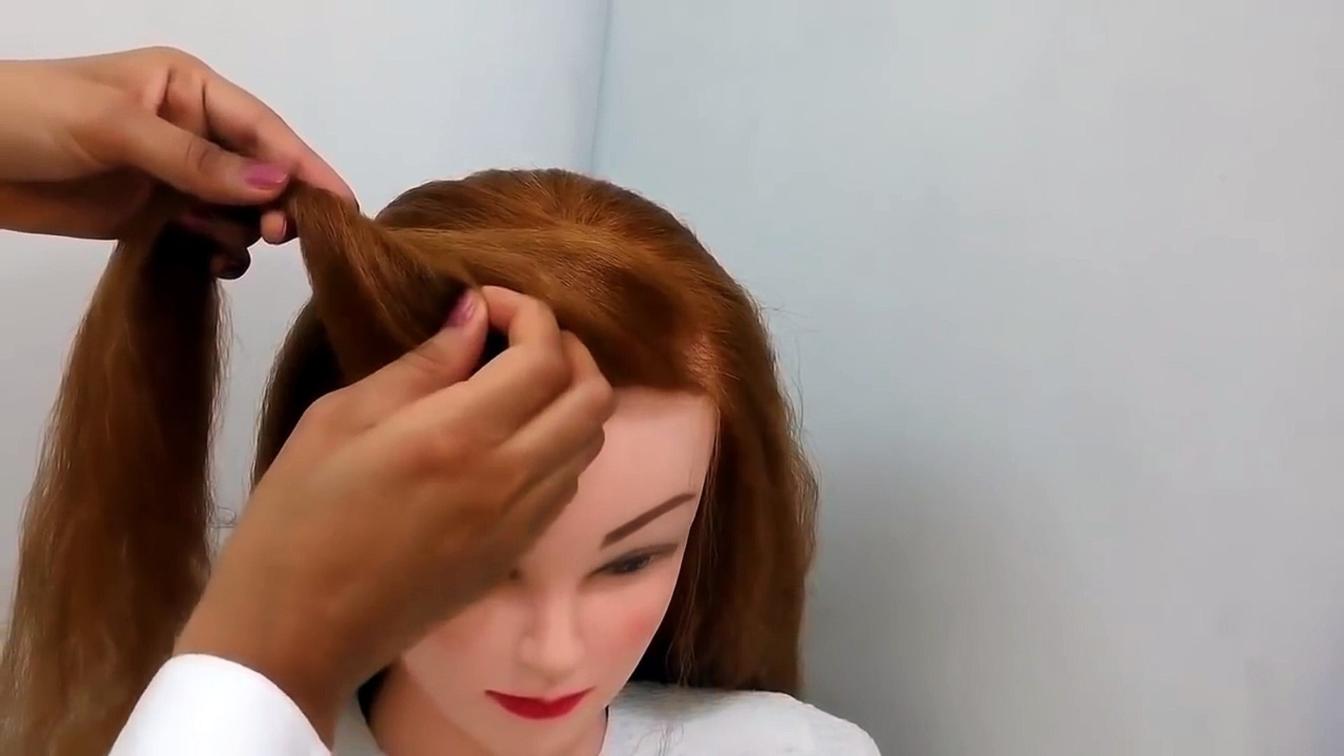 How To Make Side Puff Hairstyle At Home