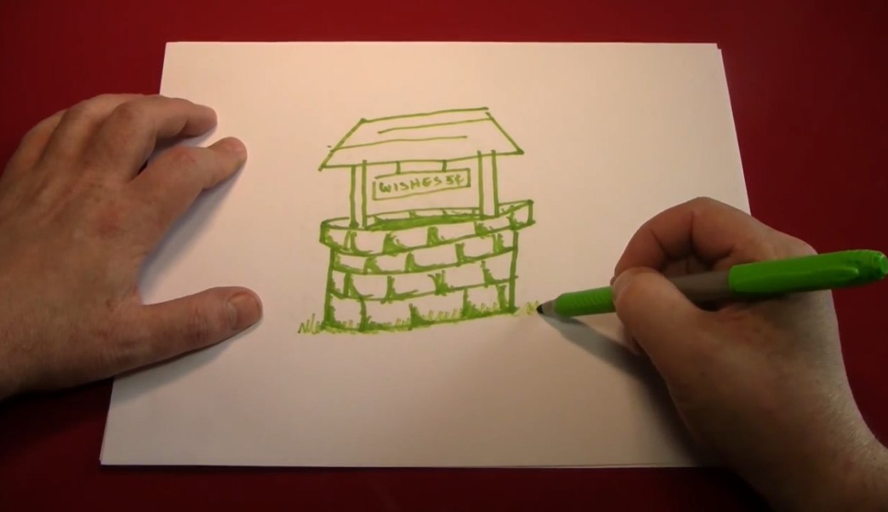 How To Draw Draw a Wishing Well Easy Step By Step - video Dailymotion