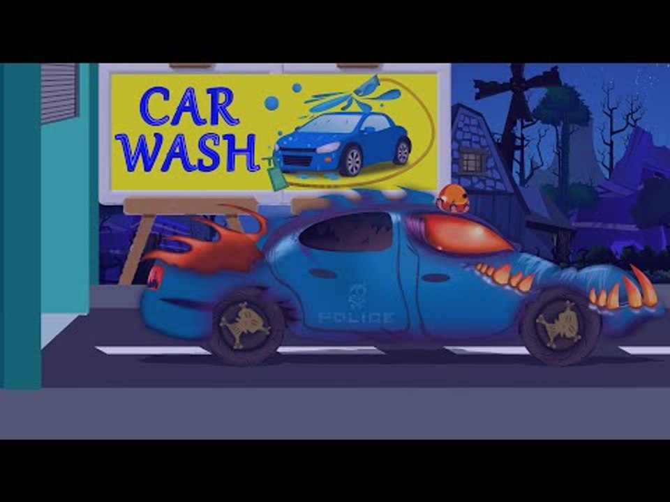Scary Police Car Wash | Car Wash For Kids - video Dailymotion