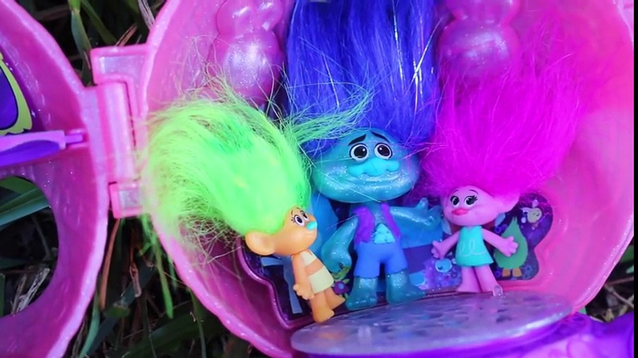 Trolls BABY POPPY ~ Branch Trolls Movie Poppy + Coronation Pretend Play ...