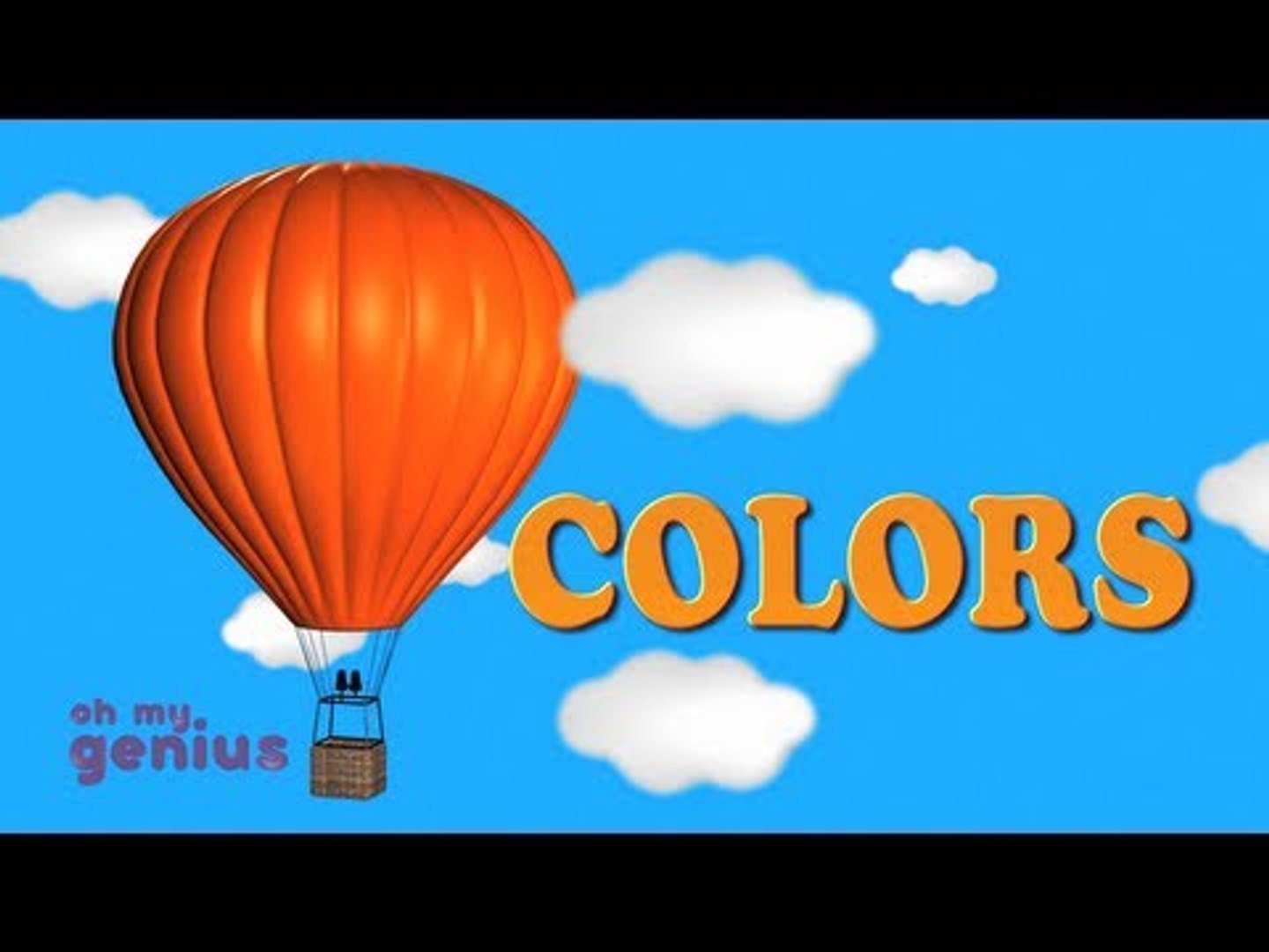 Hot Air Balloon Colors Vibrant Rainbow Hot Air Balloon Illustration,