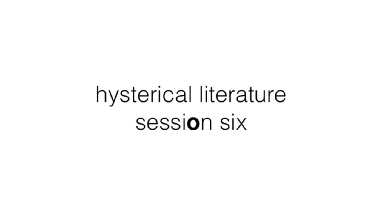 Hysterical Literature: Session Six: Solé (Official) - video Dailymotion