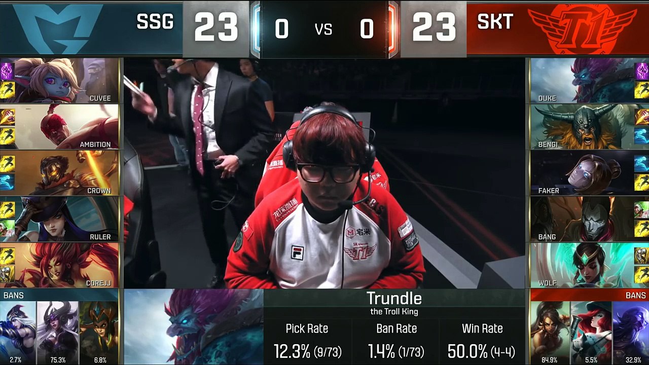 SKT vs SSG Game 1 Highlights, S6 Worlds 2016 Grand Final, SK Telecom T1 vs Samsung Galaxy G1 ...