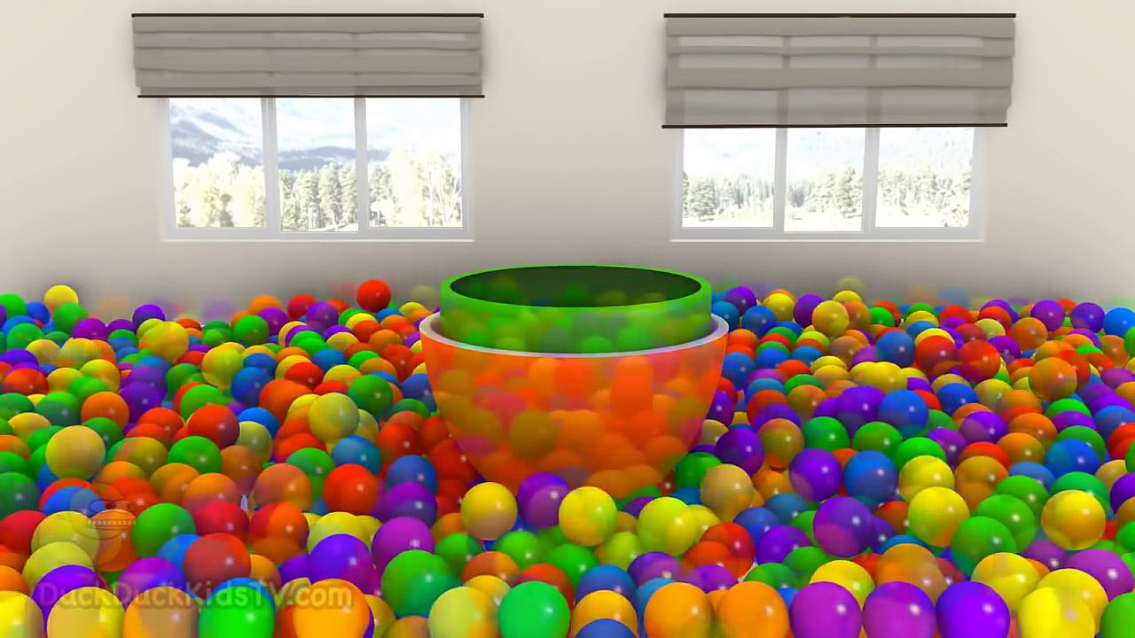 DuckDuckKidsTV || NEW Crazy Ball Pit Show 3D for Kids to Learn Colors ...