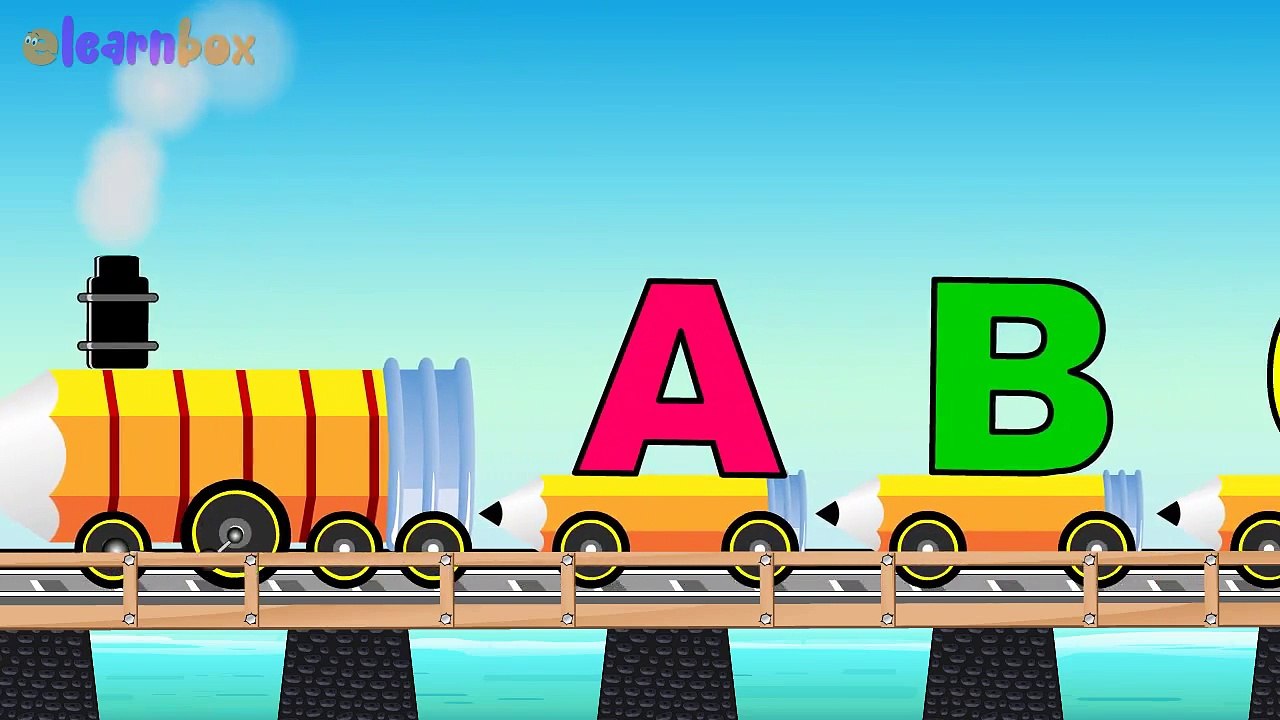 phonics ABC train song with lyrics for preschoolers! animated nursery ...