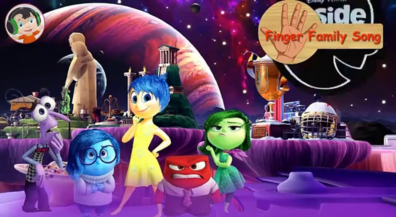 Inside Out Finger Family Song (Funny animation Nursery Rhymes Song ...
