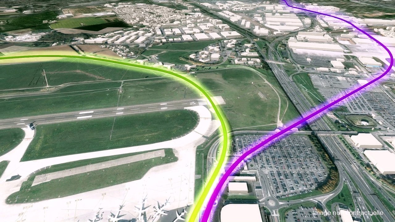 Grand Paris Express : le tracé de la ligne 18 - Vidéo Dailymotion