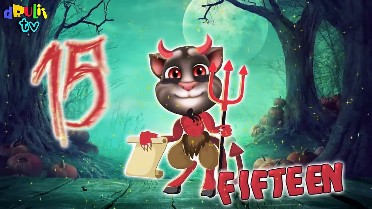 Counting 1 to 20 with Halloween Monsters | Cartoon Characters transform ...